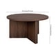 Anders 32" Wide Round Coffee Table - Bed Bath & Beyond - 36856249